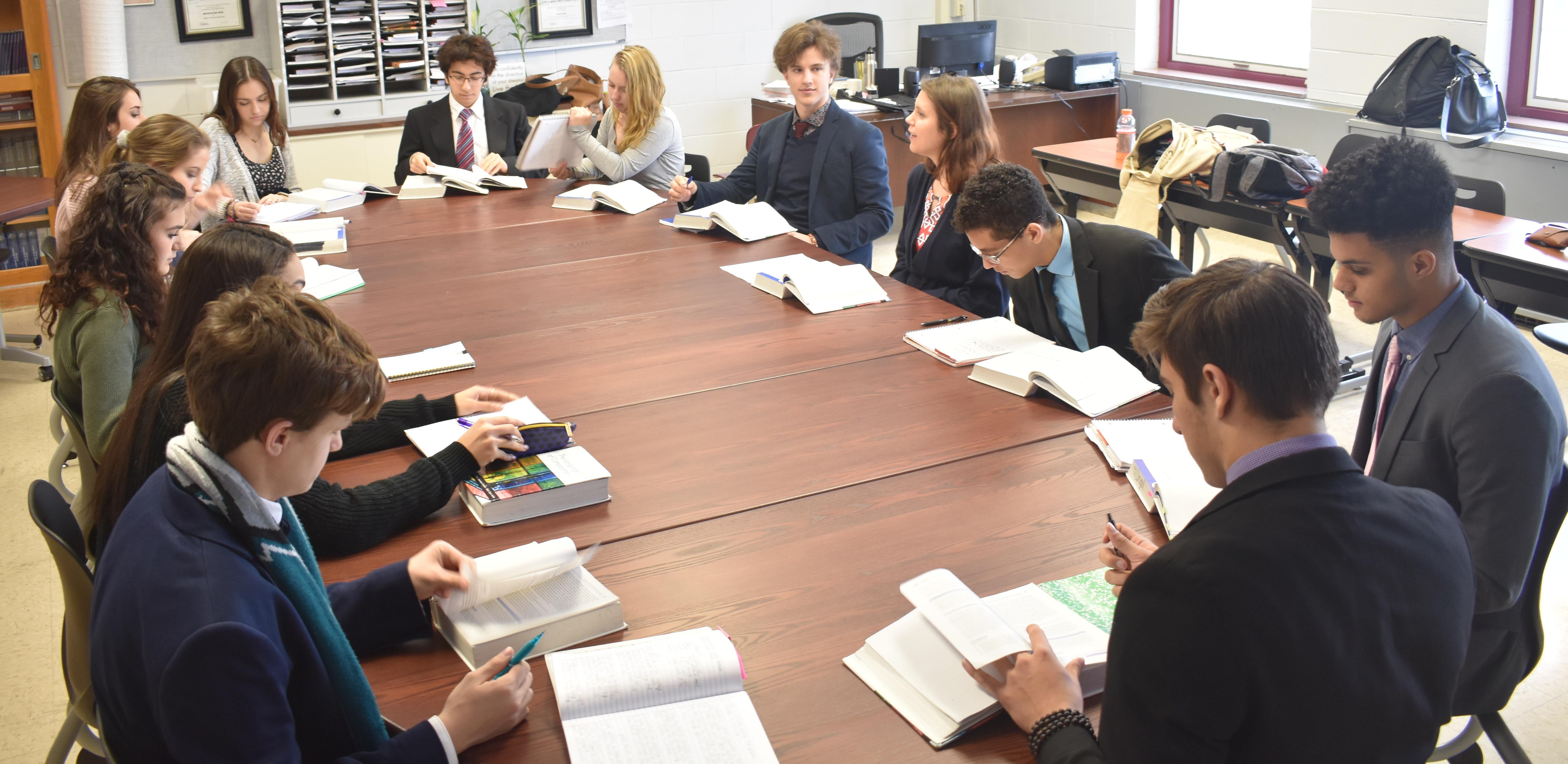 MMI’s new Harkness tables will help prepare students for college ...